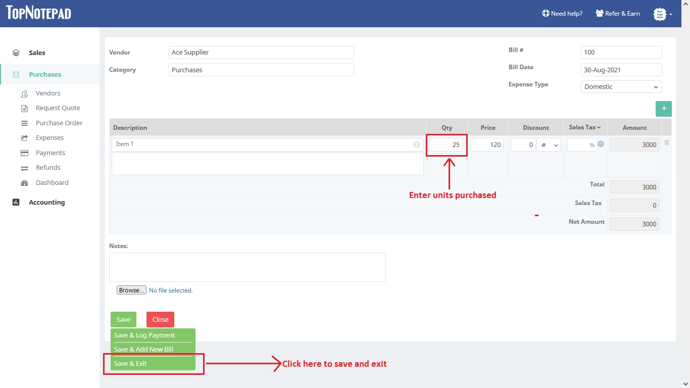 Steps to set-up available units tracking
