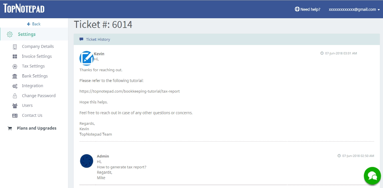 Steps to raise a ticket