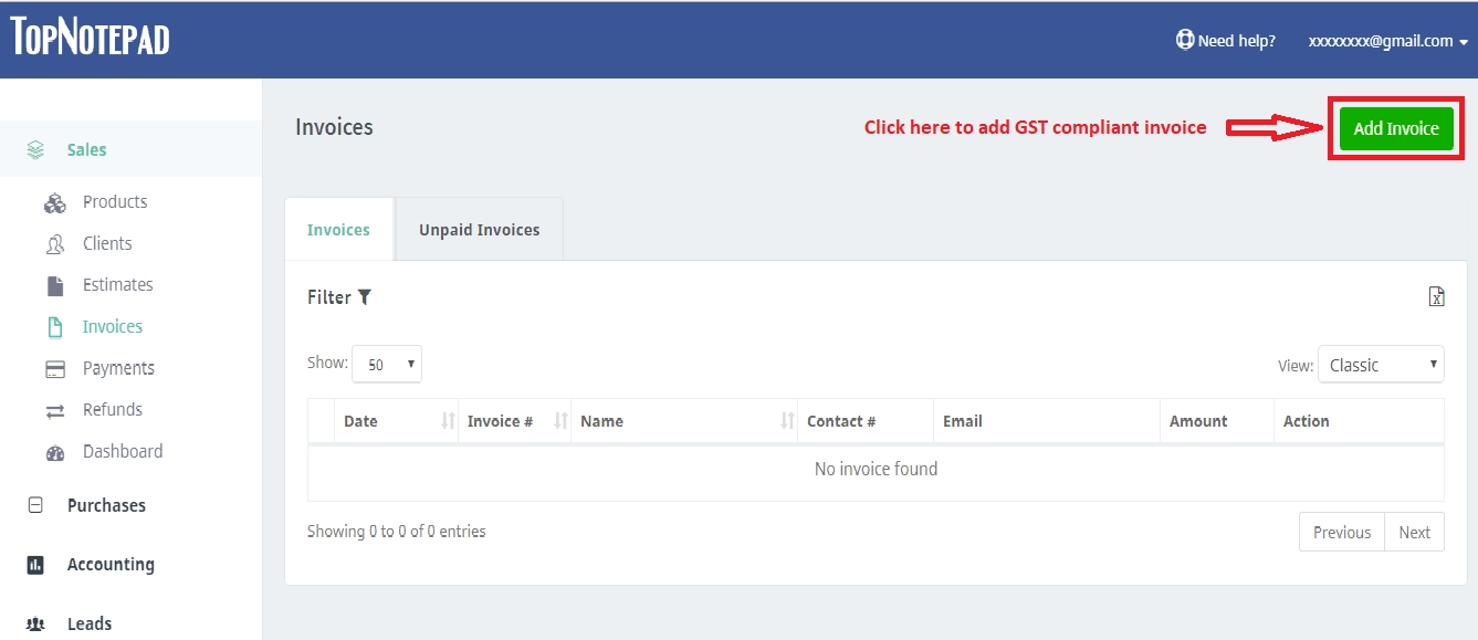 how to create a gst compliant invoice