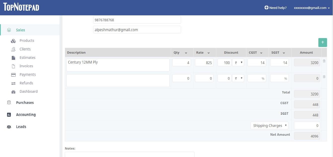 how to create a gst compliant invoice