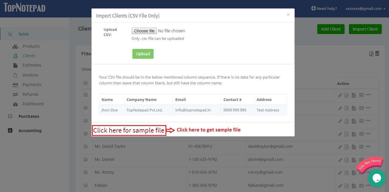 Steps to Import Client Data