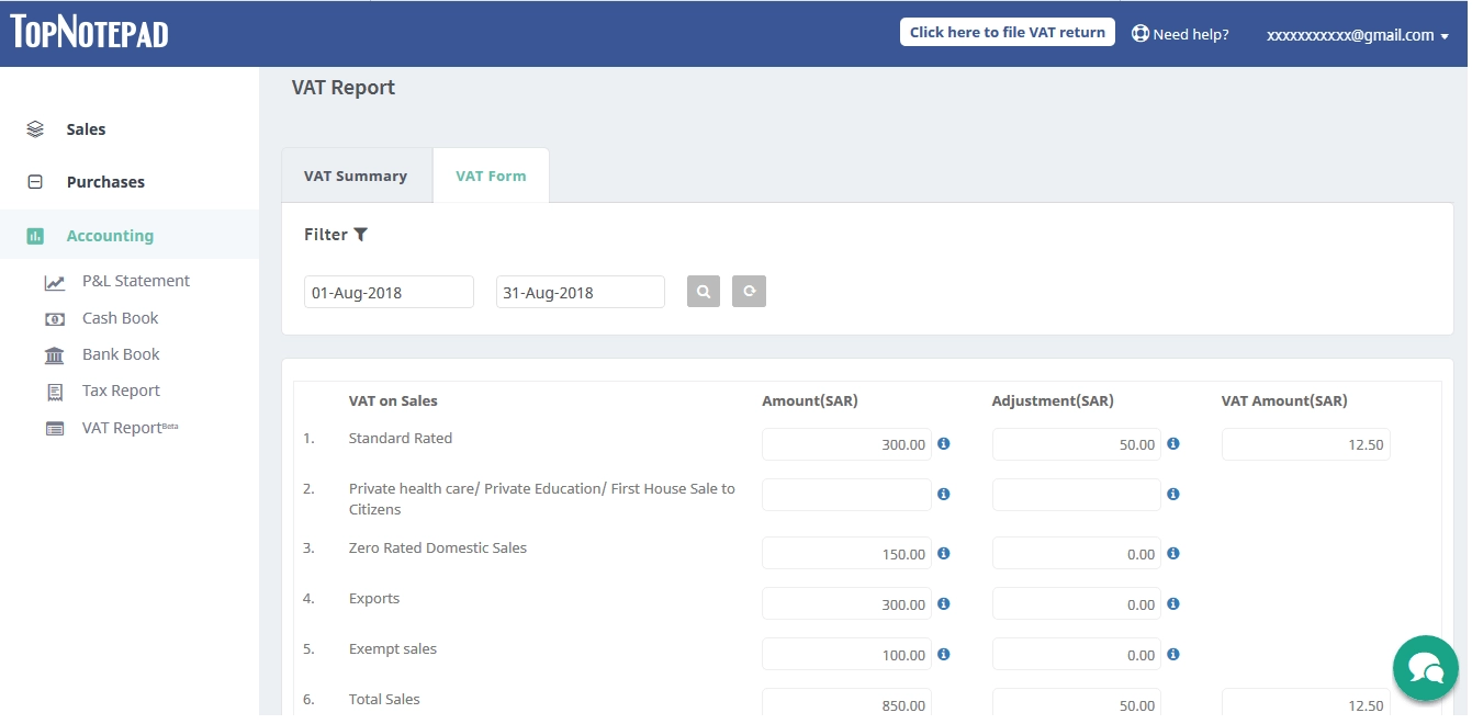 How to file Saudi VAT returns?